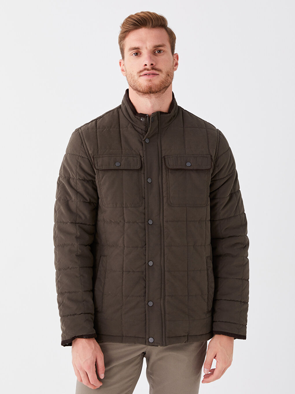 Standard Fit Turtle Neck Men's Coat -W31139Z8-J2L - W31139Z8-J2L - LC ...