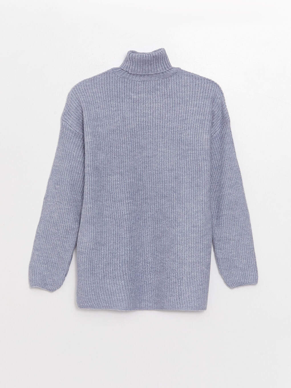 Turtleneck Regular Long Sleeve Women's Tricot Sweater -W31230Z8-SGS - W31230Z8-SGS - LC Waikiki