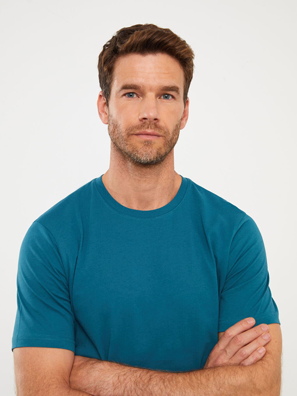Crew Neck Short Sleeve Combed Cotton Mens T Shirt W31543z8 Hps