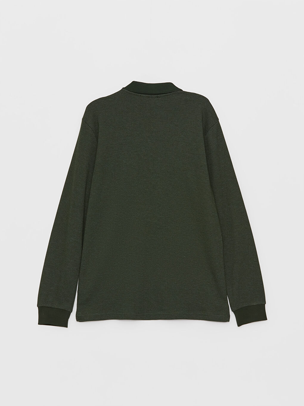 YEŞİL Polo Yaka Uzun Kollu Erkek Sweatshirt - W31601Z8-MKD | LCW