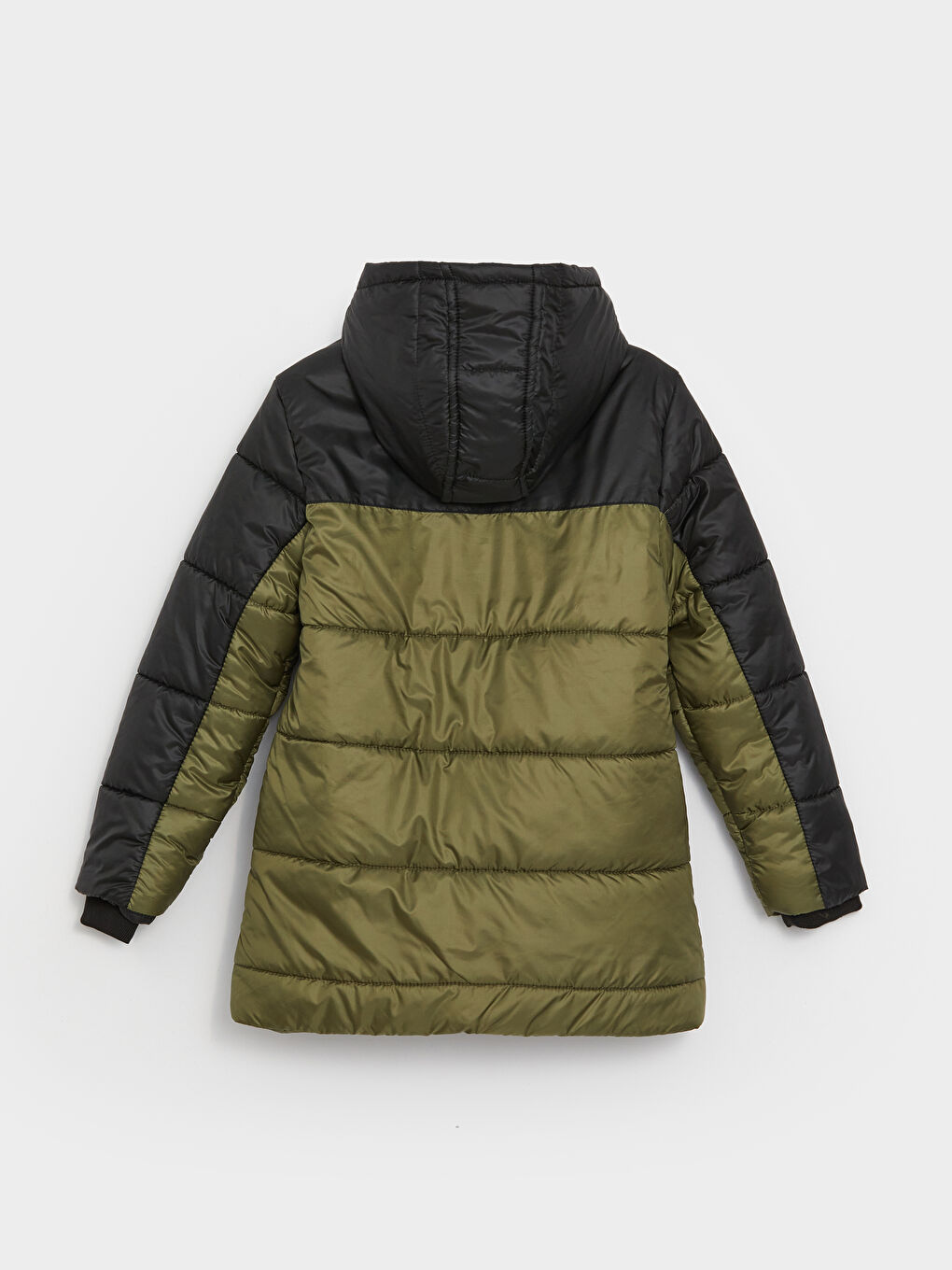 Boy's Down Jacket With Hood -W32117Z4-H7L - W32117Z4-H7L - LC Waikiki