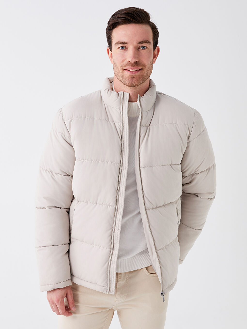 Standard Fit Turtle Neck Men's Puffer -W34152Z8-K84 - W34152Z8-K84 - LC ...