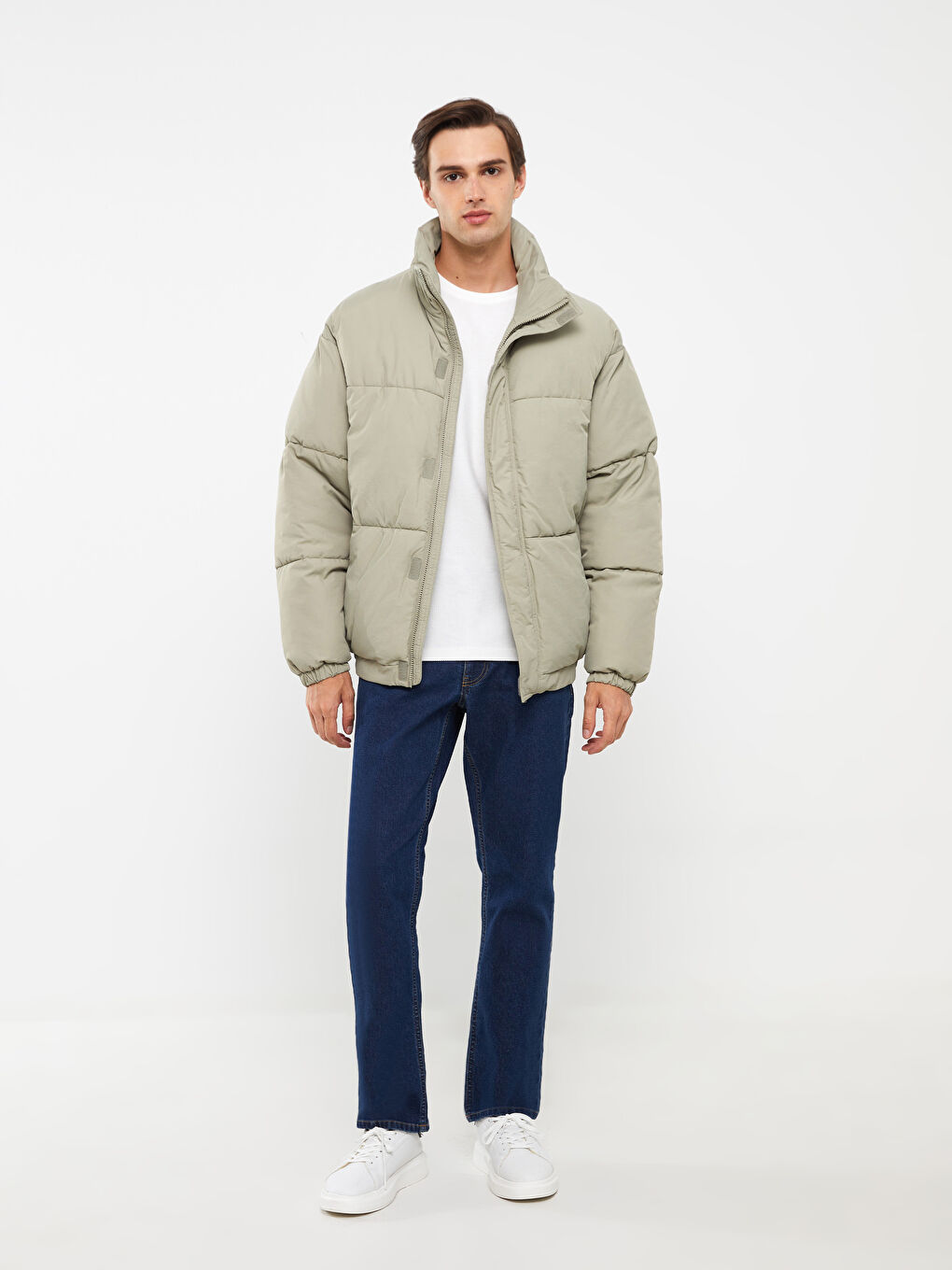 Comfortable Fit High Collar Men's Down Coat -W36438Z8-VD8 - W36438Z8 ...