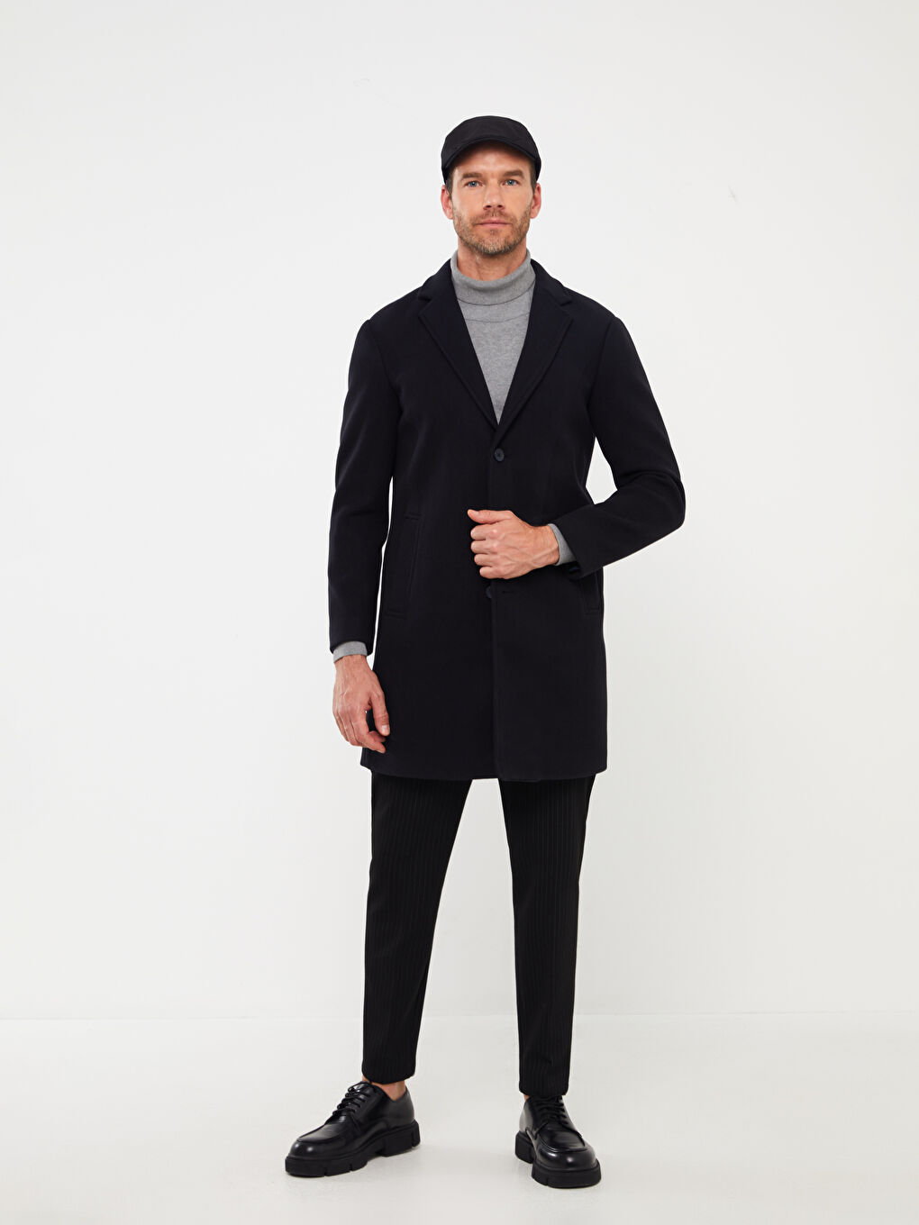 Standard Mold Jacket Collar Men's Stamped Coat -W36646Z8-RFH - W36646Z8 ...