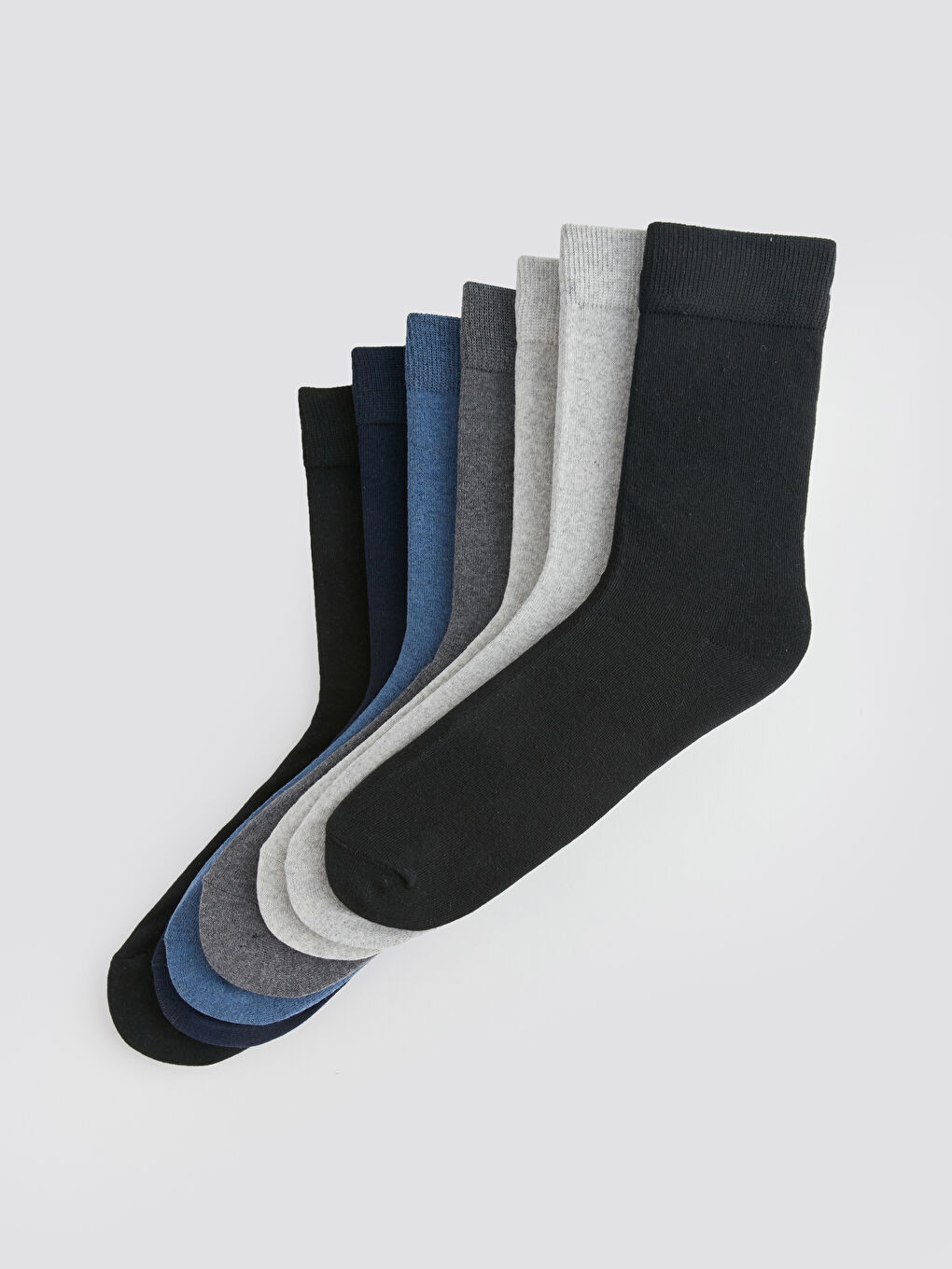 Men's Socket Socks 7-pack -W37852Z8-K00 - W37852Z8-K00 - LC Waikiki