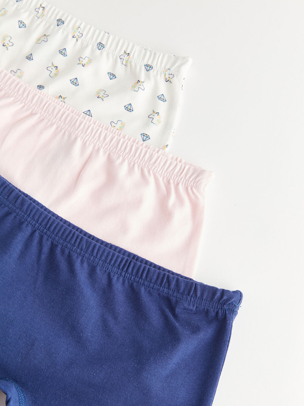 Printed Cotton Girl Boxer 3-Pack -W39353Z4-HKW - W39353Z4-HKW - LC Waikiki