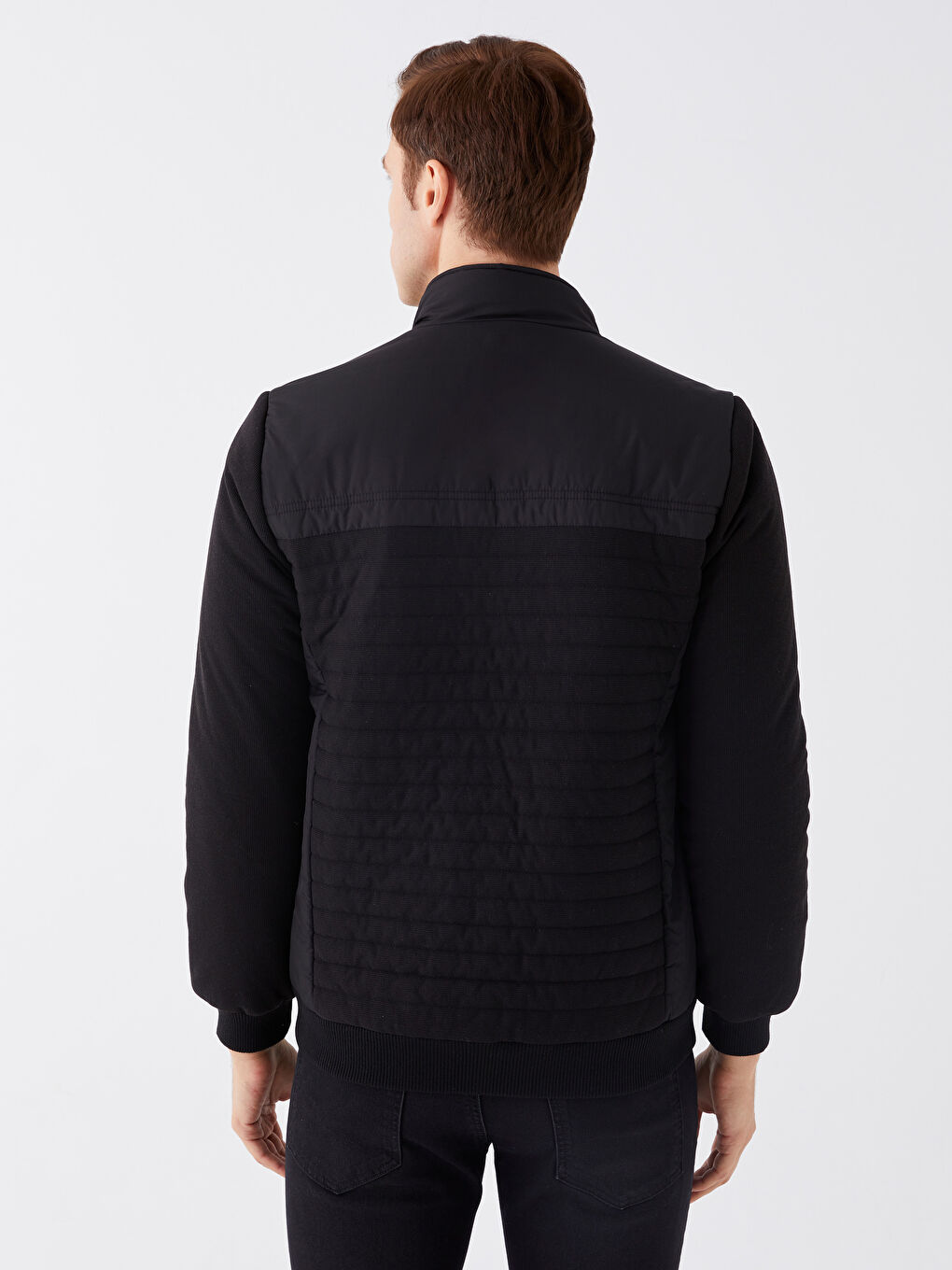 Standard Fit Turtle Neck Men's Tricot Coat -W3CS25Z8-CVL - W3CS25Z8-CVL ...