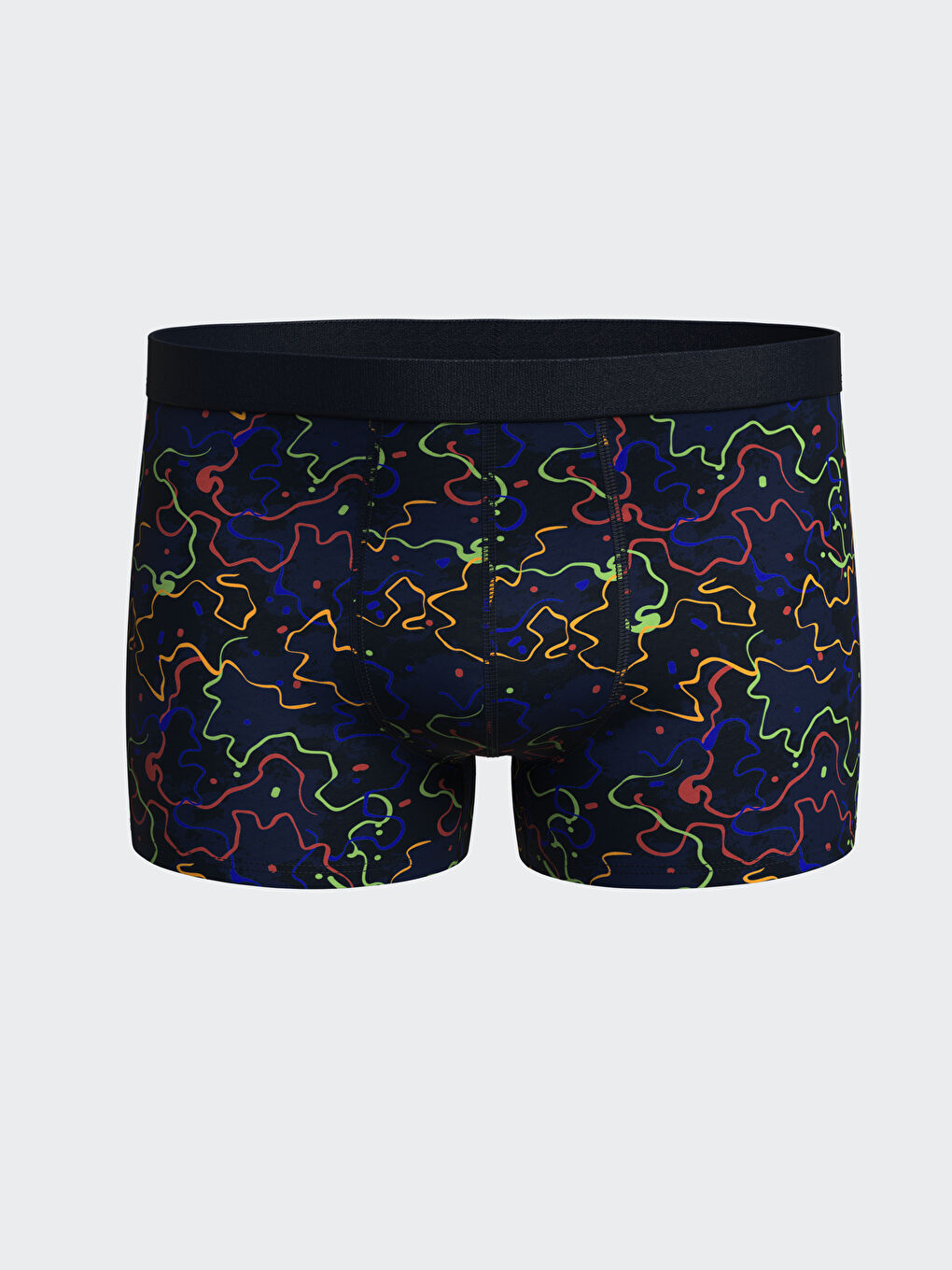 LACİVERT Standart Kalıp Pamuklu Esnek Erkek Boxer 3'lü - W3DK35Z8-LSJ | LCW