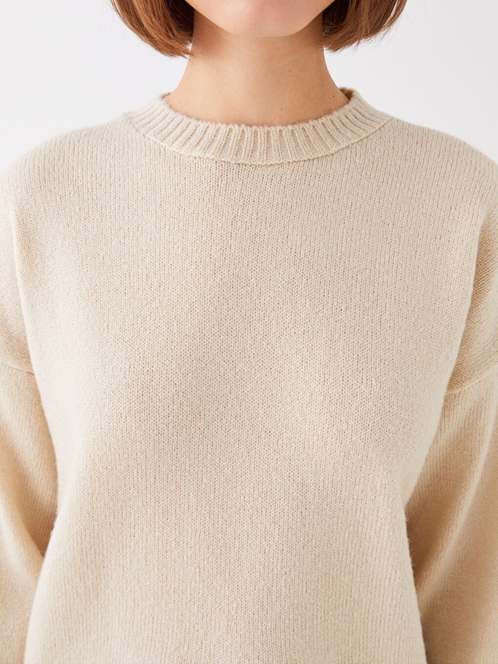 Pulover BEJ Femei -W3J367Z8-Y5J - W3J367Z8-Y5J - LC Waikiki