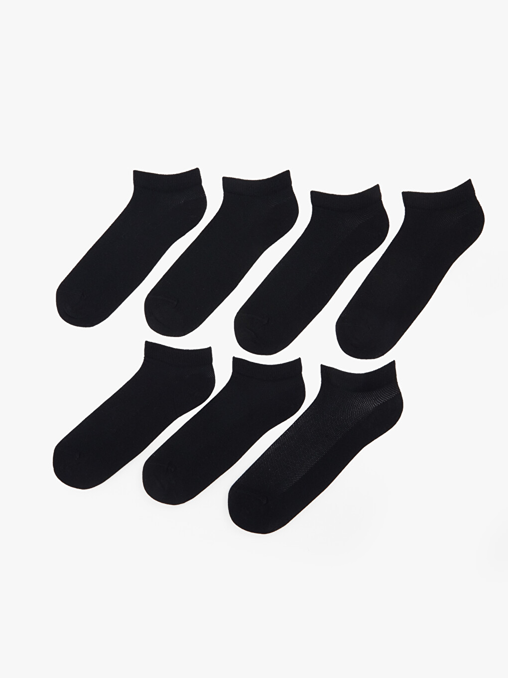 Plain Men's Booties Socks 7 Pack -W3KB34Z8-HEG - W3KB34Z8-HEG - LC Waikiki