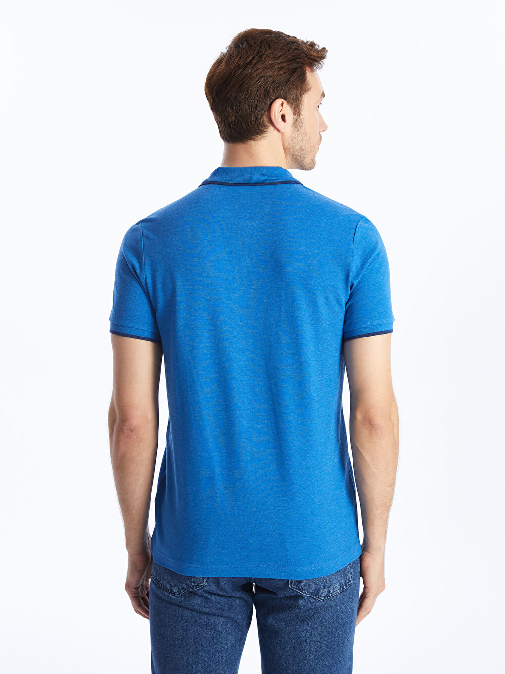 MAVİ Polo Yaka Kısa Kollu Pike Erkek Tişört - S40987Z8-L9A | LCW