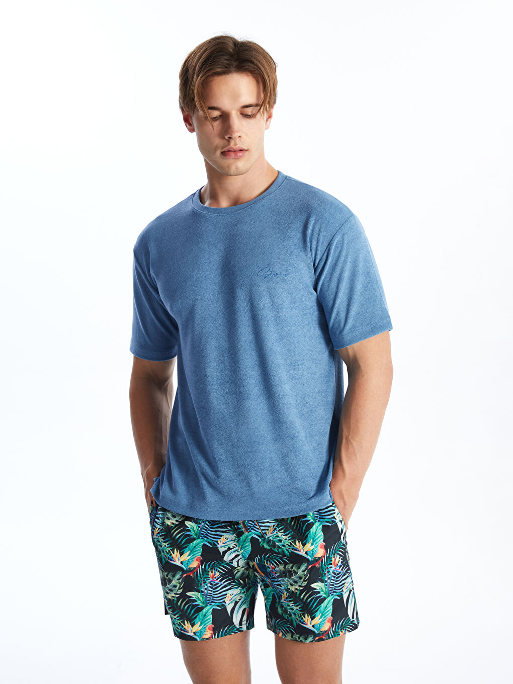 Short Pattern Men's Swimwear -S4DE52Z8-LRR - S4DE52Z8-LRR Short Pattern Men's Swimwear -S4DE52Z8-LRR - S4DE52Z8-LRR