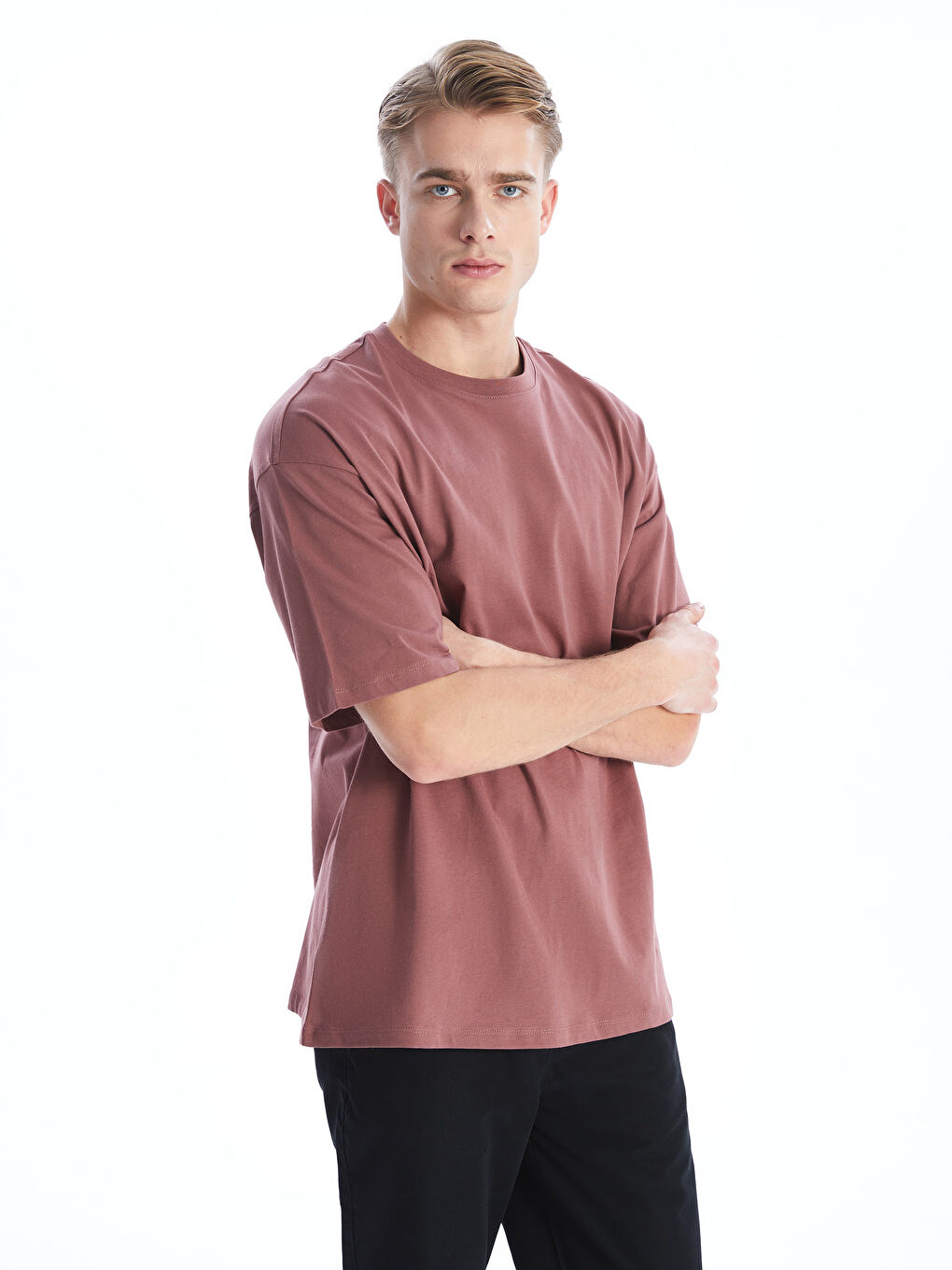 XSIDE Crew Neck Jersey Men's T-Shirt -S4DF94Z8-VFG - S4DF94Z8-VFG - LC ...