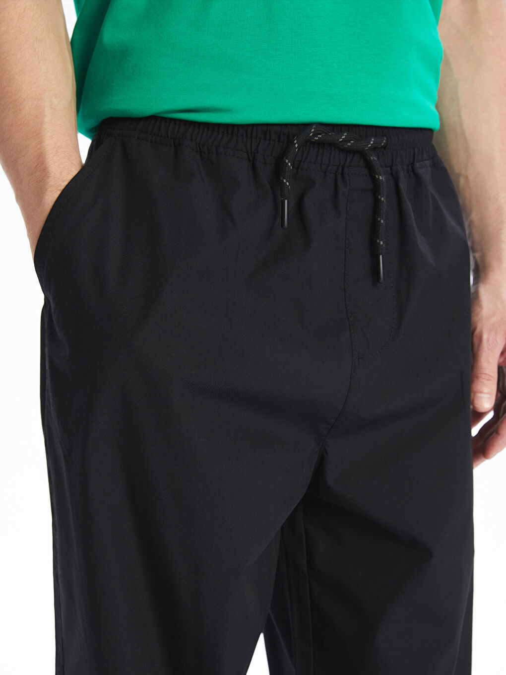 SİYAH Rahat Kalıp Poplin Erkek Pantolon - S4DK47Z8-RQL | LCW