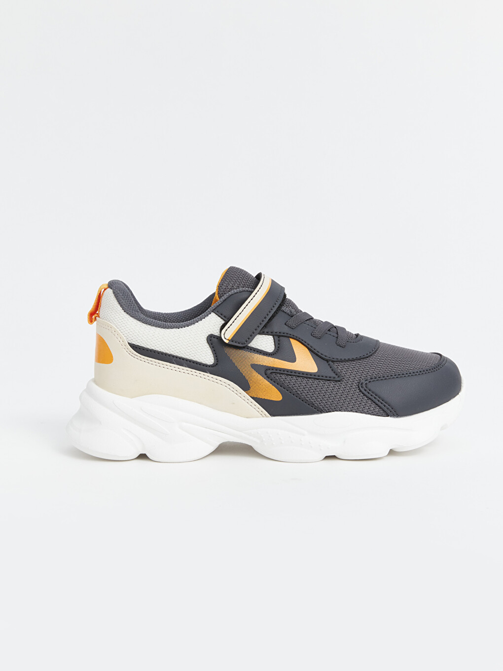 Lace-Up and Velcro Boys Sneakers -W4DC09Z4-UY5 - W4DC09Z4-UY5 - LC Waikiki