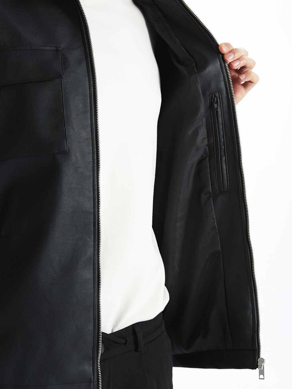 Shirt Collar Pocket Men's Thin Coat -S50096Z8-CVL - S50096Z8 Shirt Collar Pocket Men's Thin Coat -S50096Z8-CVL - S50096Z8