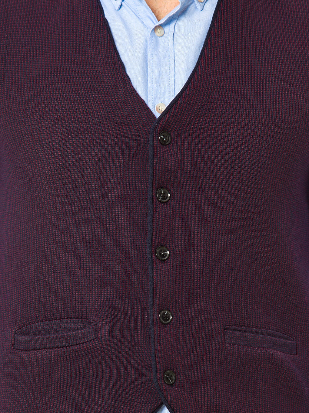 Gilet ROUGE BORDEAUX Homme -7K8265Z8-JHG - 7K8265Z8-JHG - LC Waikiki