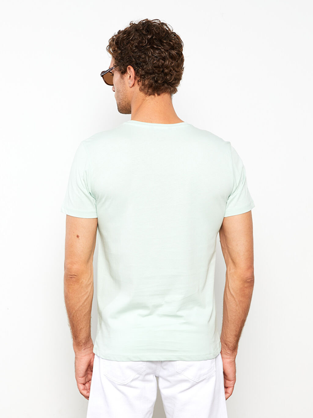 Crew Neck Short Sleeve Printed Men's T-shirt -W2GF34Z8-FYU - W2GF34Z8 ...