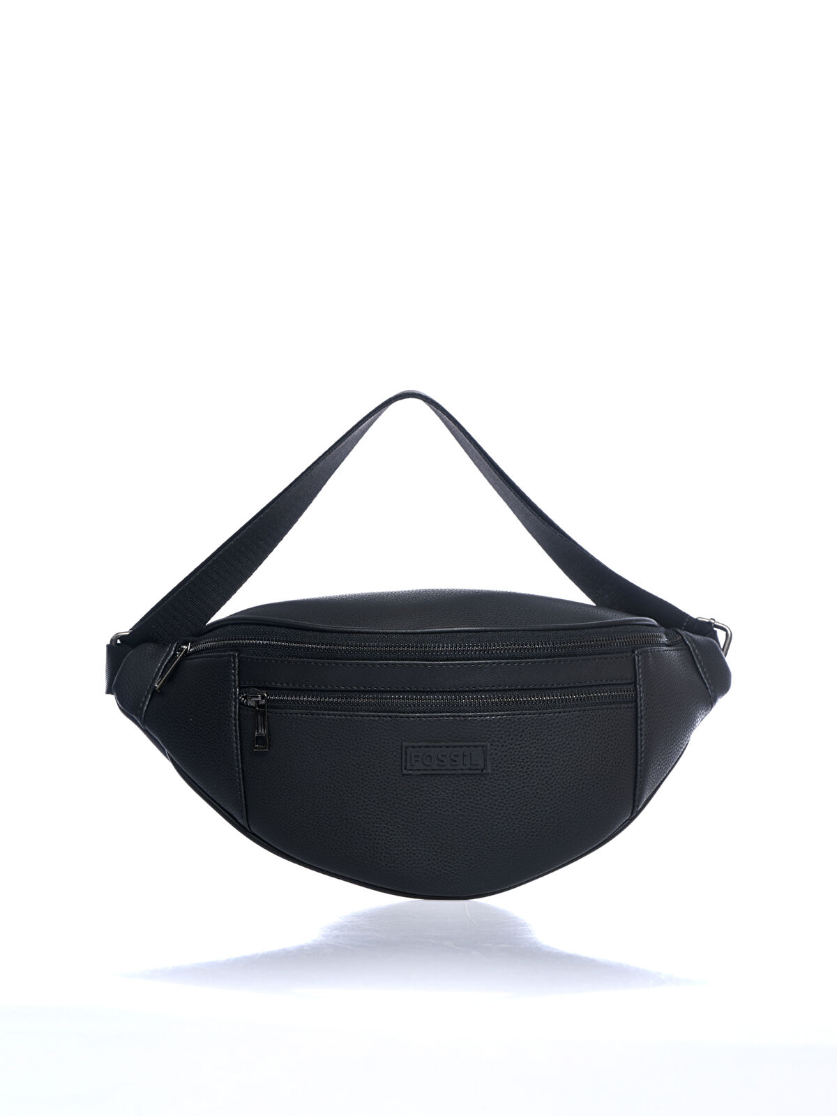 Fossil Deri Görünümlü Fermuarlı Erkek Bel Çantası