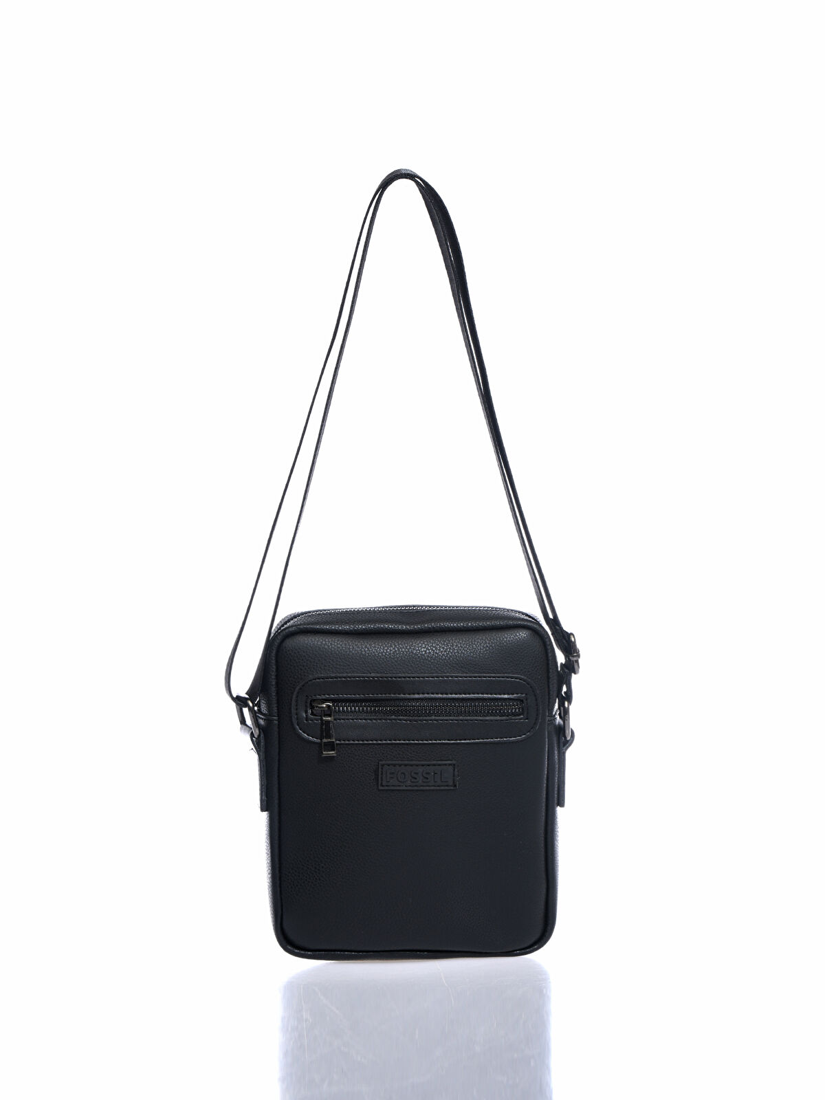 Fossil Deri Görünümlü Ayarlanabilir Askılı Erkek Çapraz Çanta