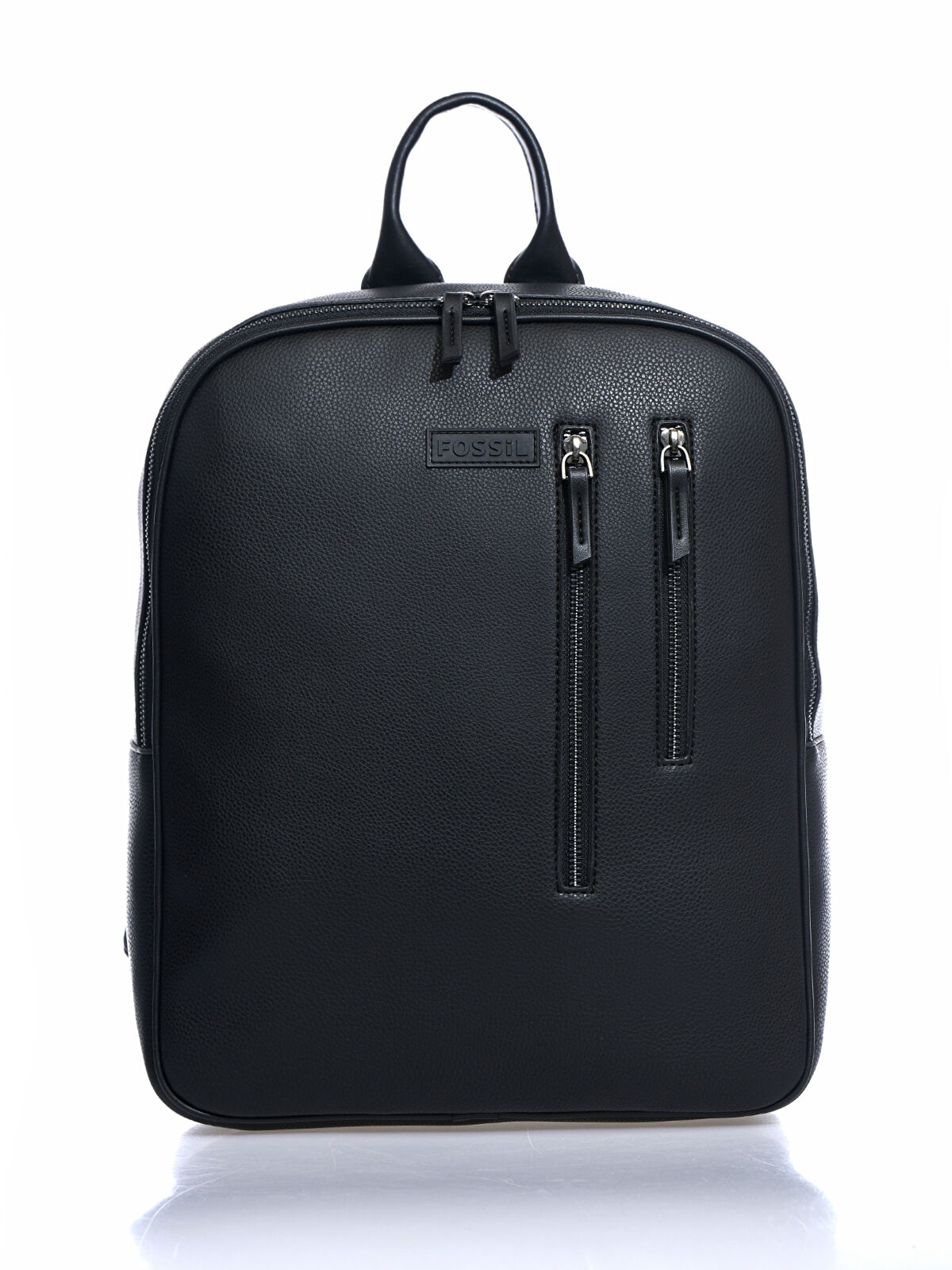Fossil Deri Görünümlü Cep Detaylı Fermuarlı Erkek Sırt Çantası Fossil Deri Görünümlü Cep Detaylı Fermuarlı Erkek Sırt Çantası