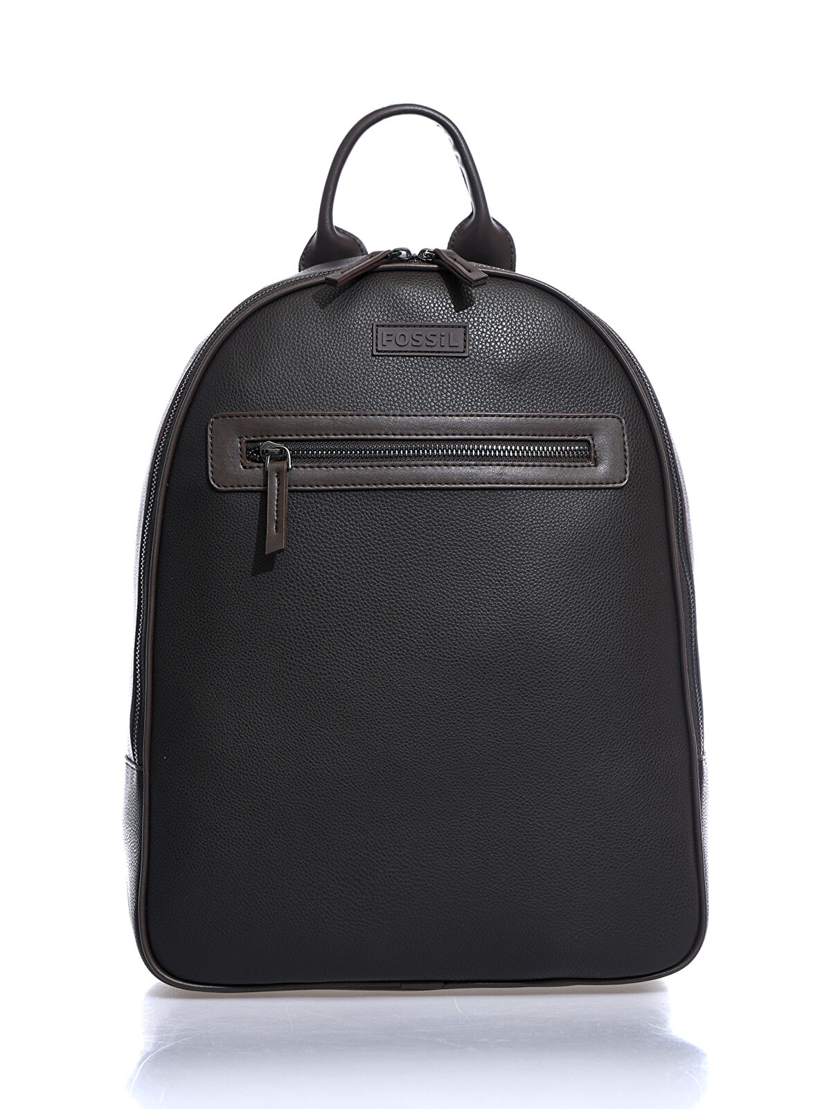 Fossil Deri Görünümlü Cep Detaylı Fermuarlı Erkek Sırt Çantası Fossil Deri Görünümlü Cep Detaylı Fermuarlı Erkek Sırt Çantası