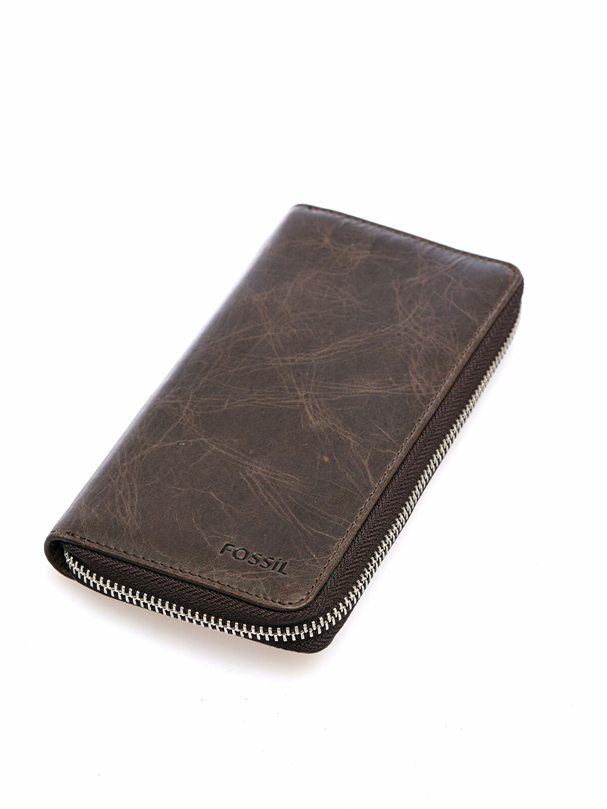 Fossil Hakiki Deri Fermuarlı Erkek Cüzdan