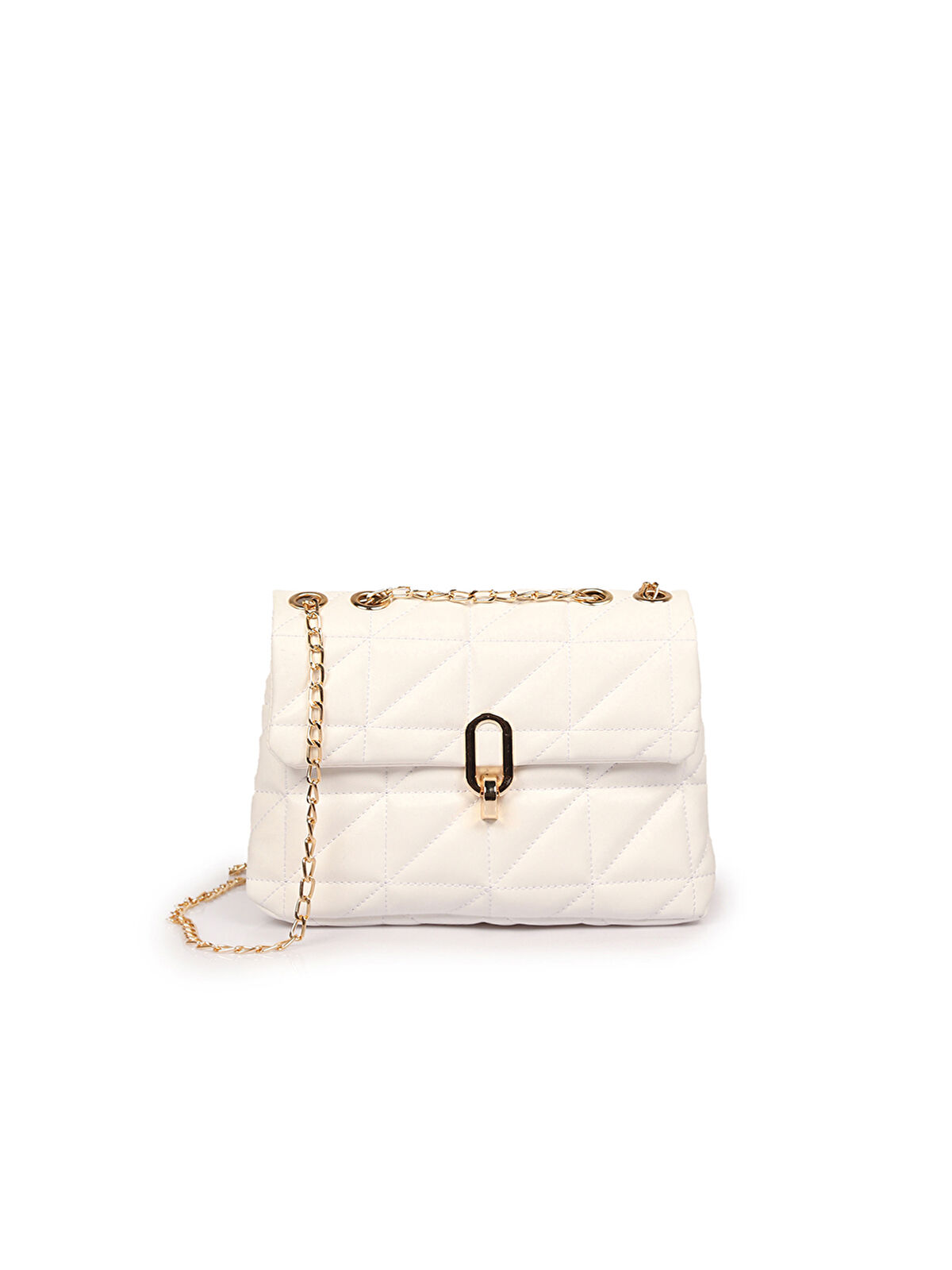 Stilgo Deri Görünümlü Zincir Askılı Kadın Omuz Çantası