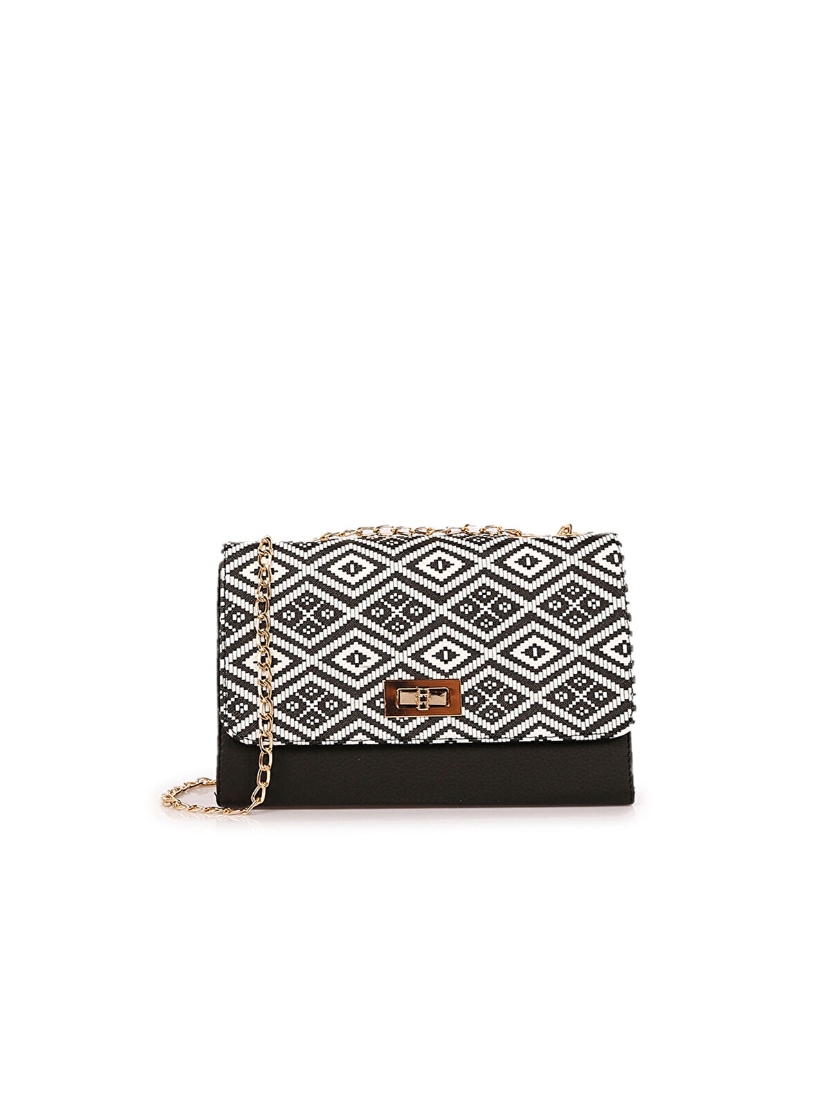 Stilgo Deri Görünümlü Zincir Askılı Kadın Omuz Çantası