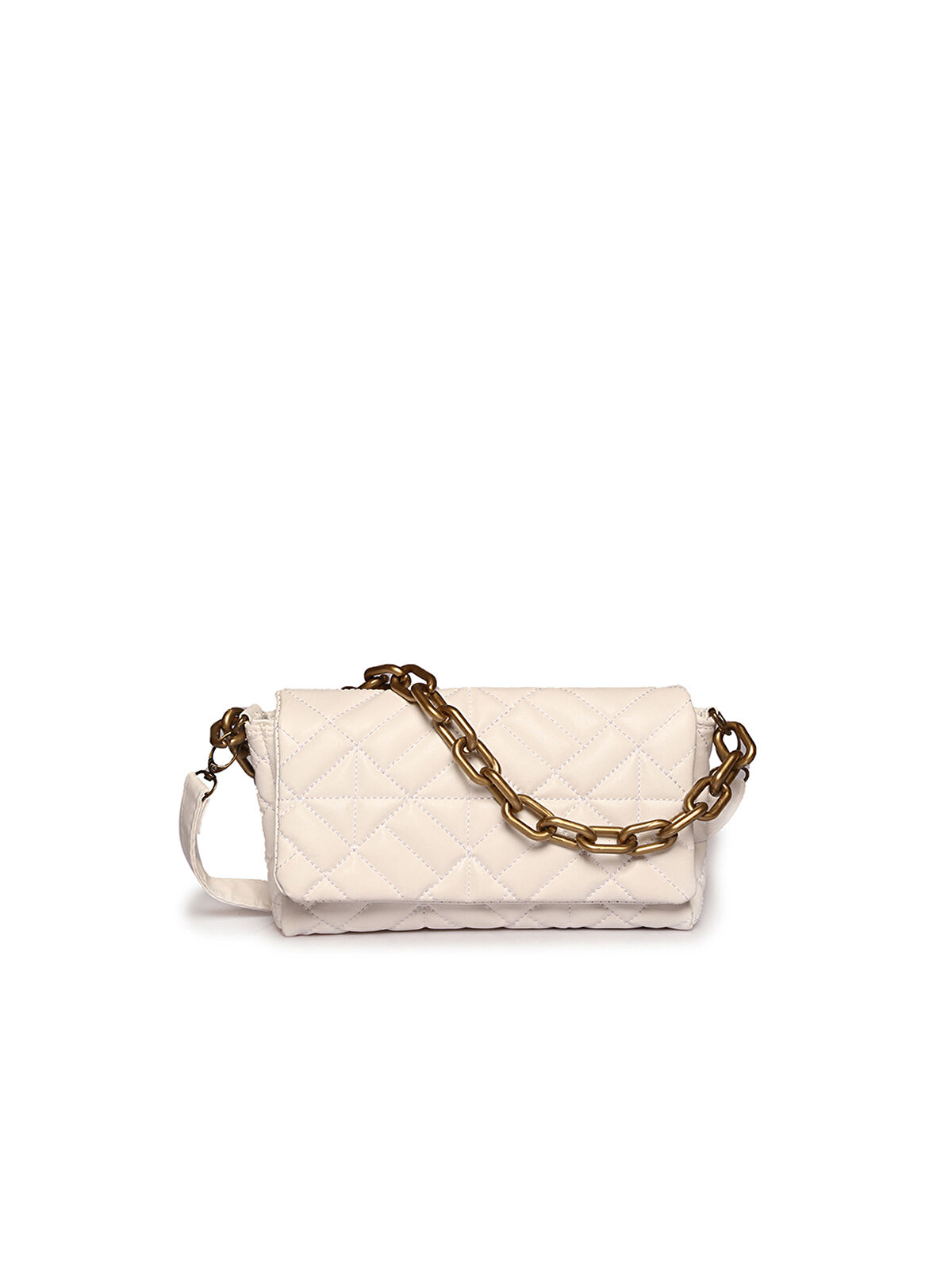 Stilgo Deri Görünümlü Zincir Askılı Kadın Omuz Çantası