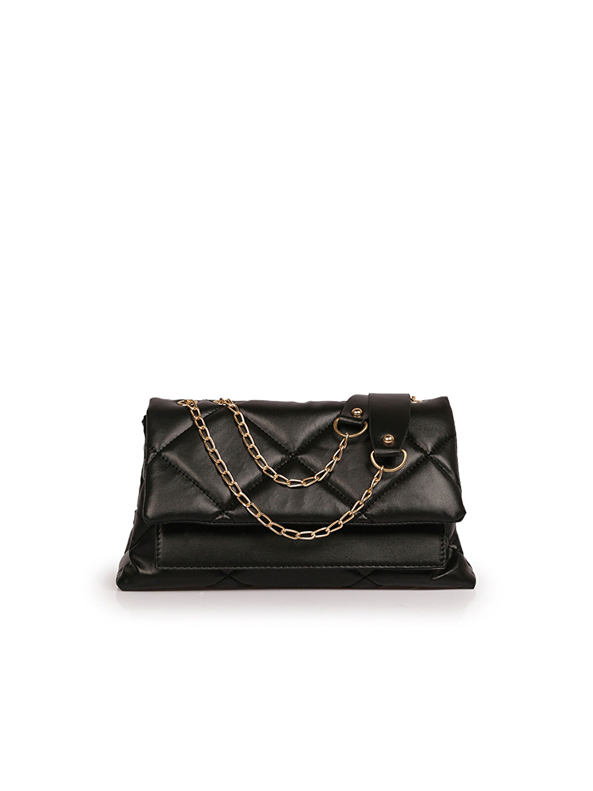 Stilgo Deri Görünümlü Zincir Askılı Kadın Omuz Çantası