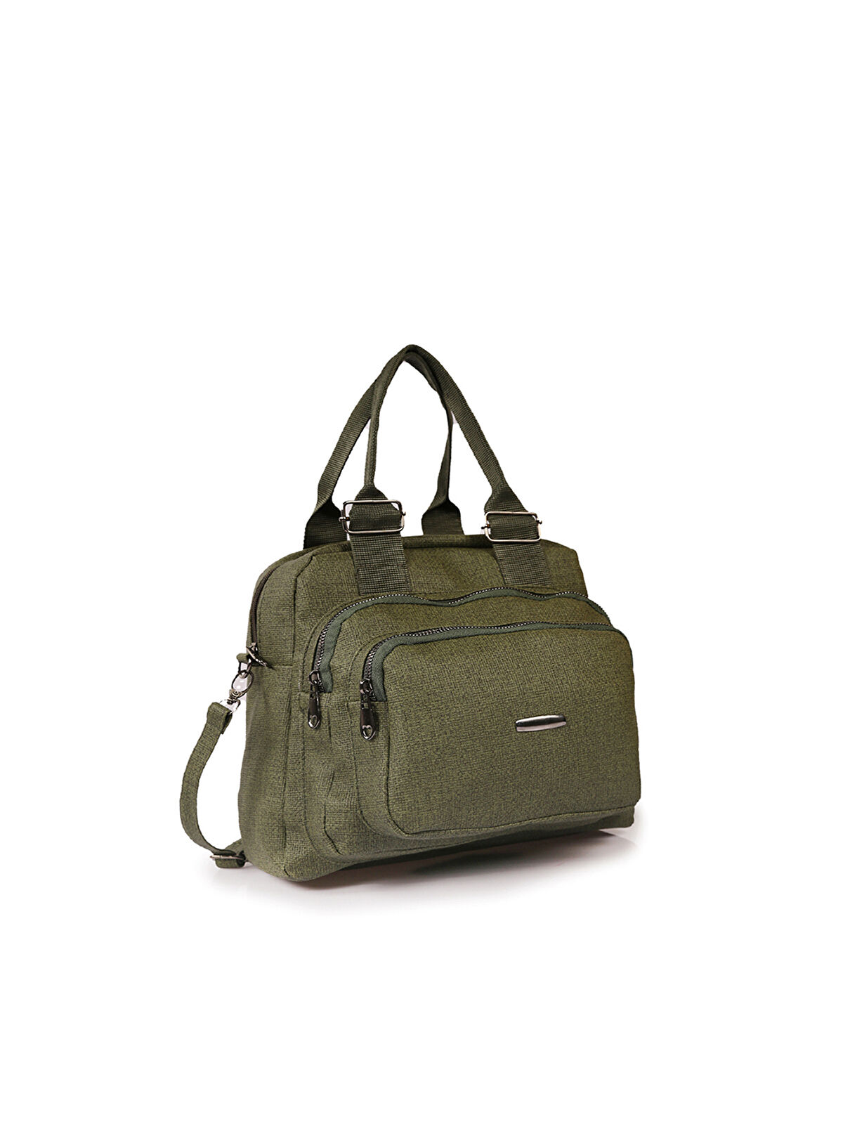 Stilgo Deri Görünümlü Çift Cepli Kadın Omuz Çantası