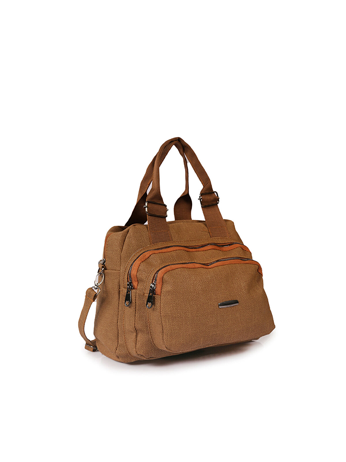 Stilgo Deri Görünümlü Çift Cepli Kadın Omuz Çantası