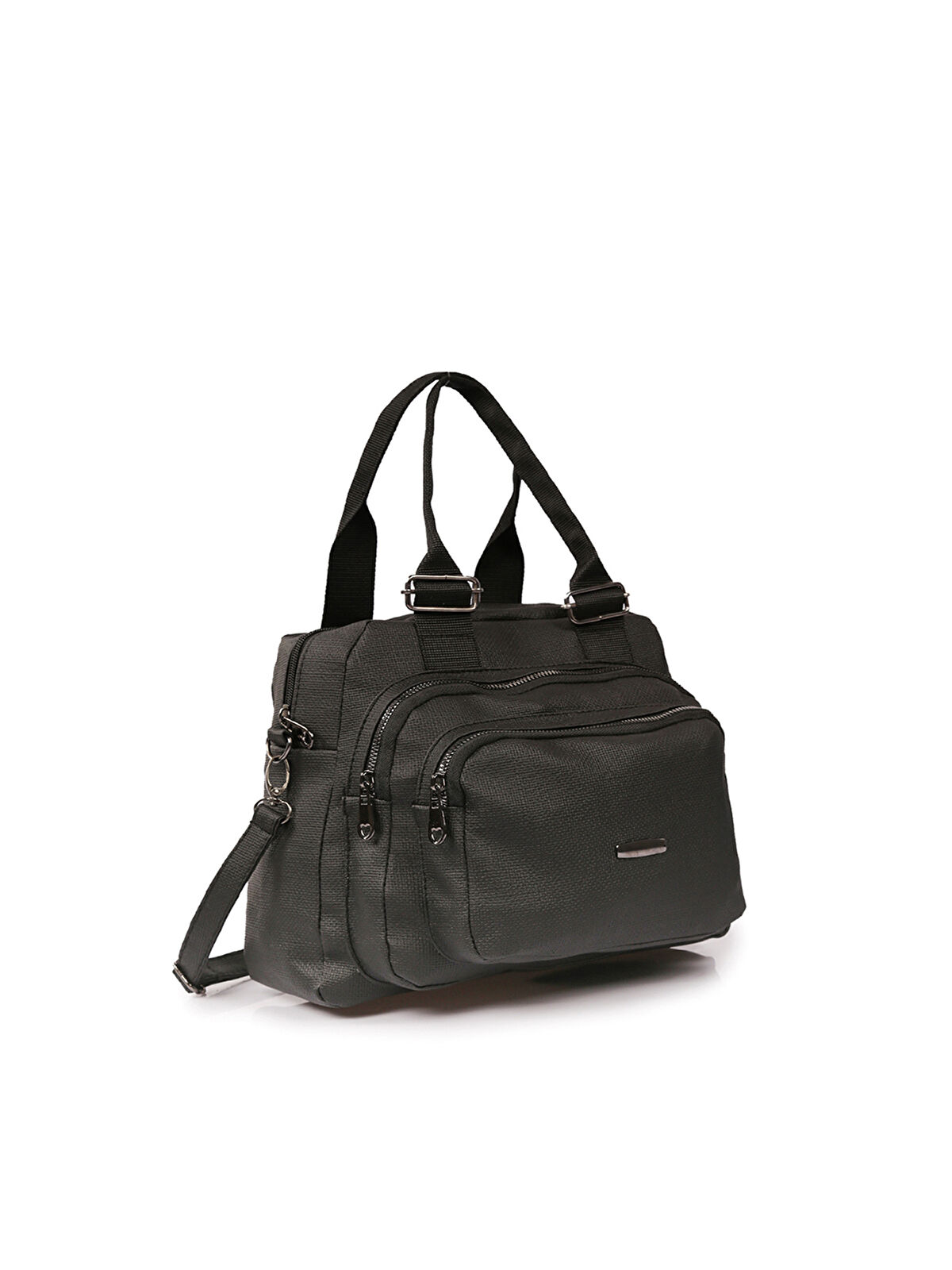 Stilgo Deri Görünümlü Çift Cepli Kadın Omuz Çantası