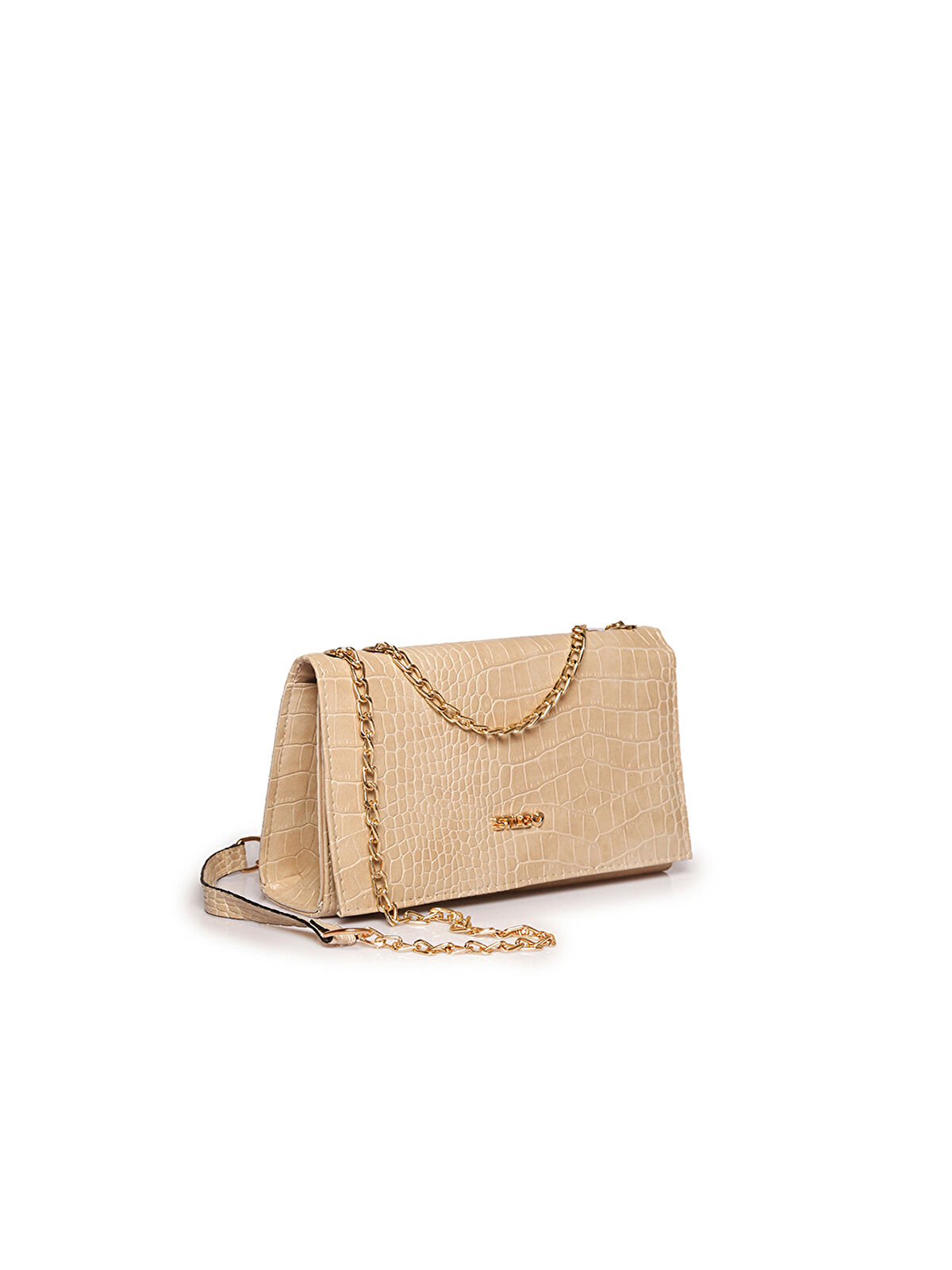 Stilgo Deri Görünümlü Zincir Askılı Kadın Omuz Çantası