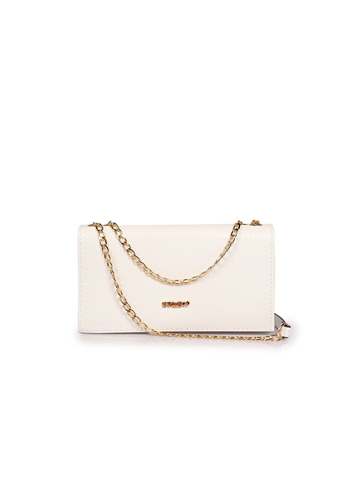 Stilgo Deri Görünümlü Zincir Askılı Kadın Omuz Çantası