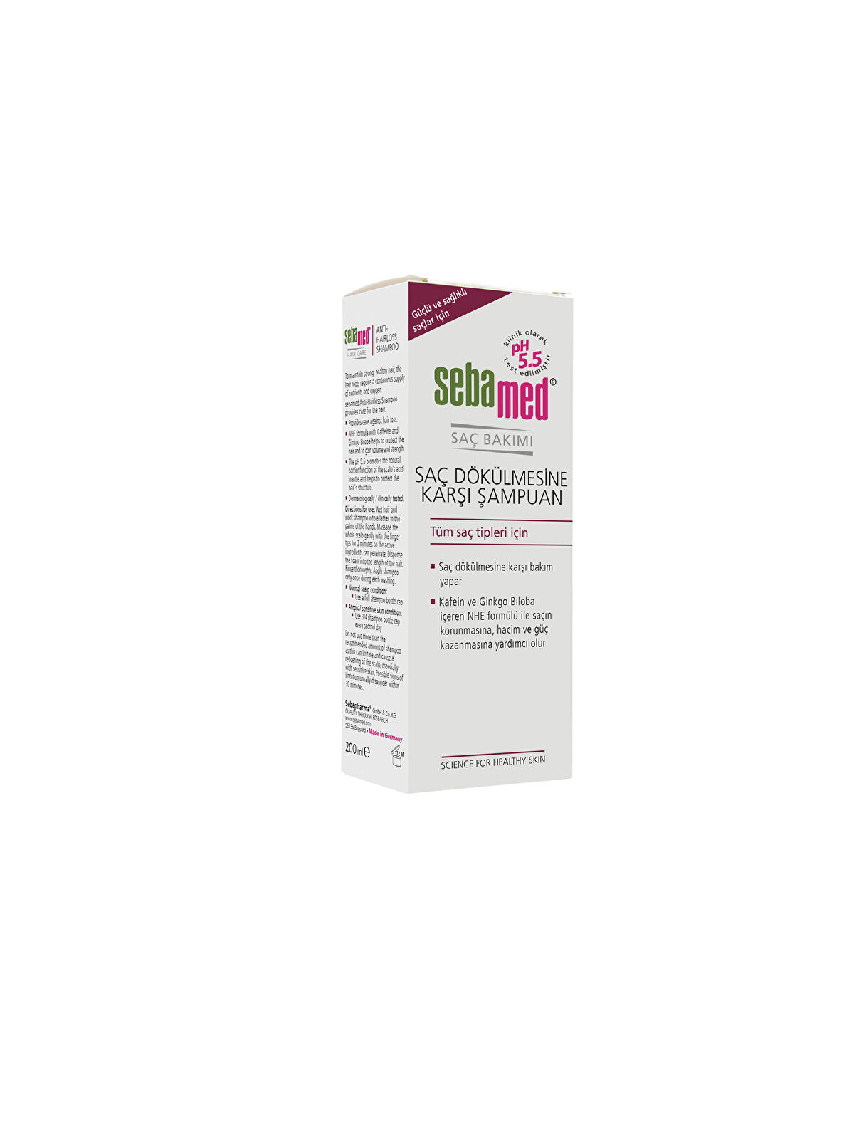 Sebamed Saç Dökülmesine Karşı Şampuan 200 Ml Sebamed Saç Dökülmesine Karşı Şampuan 200 Ml