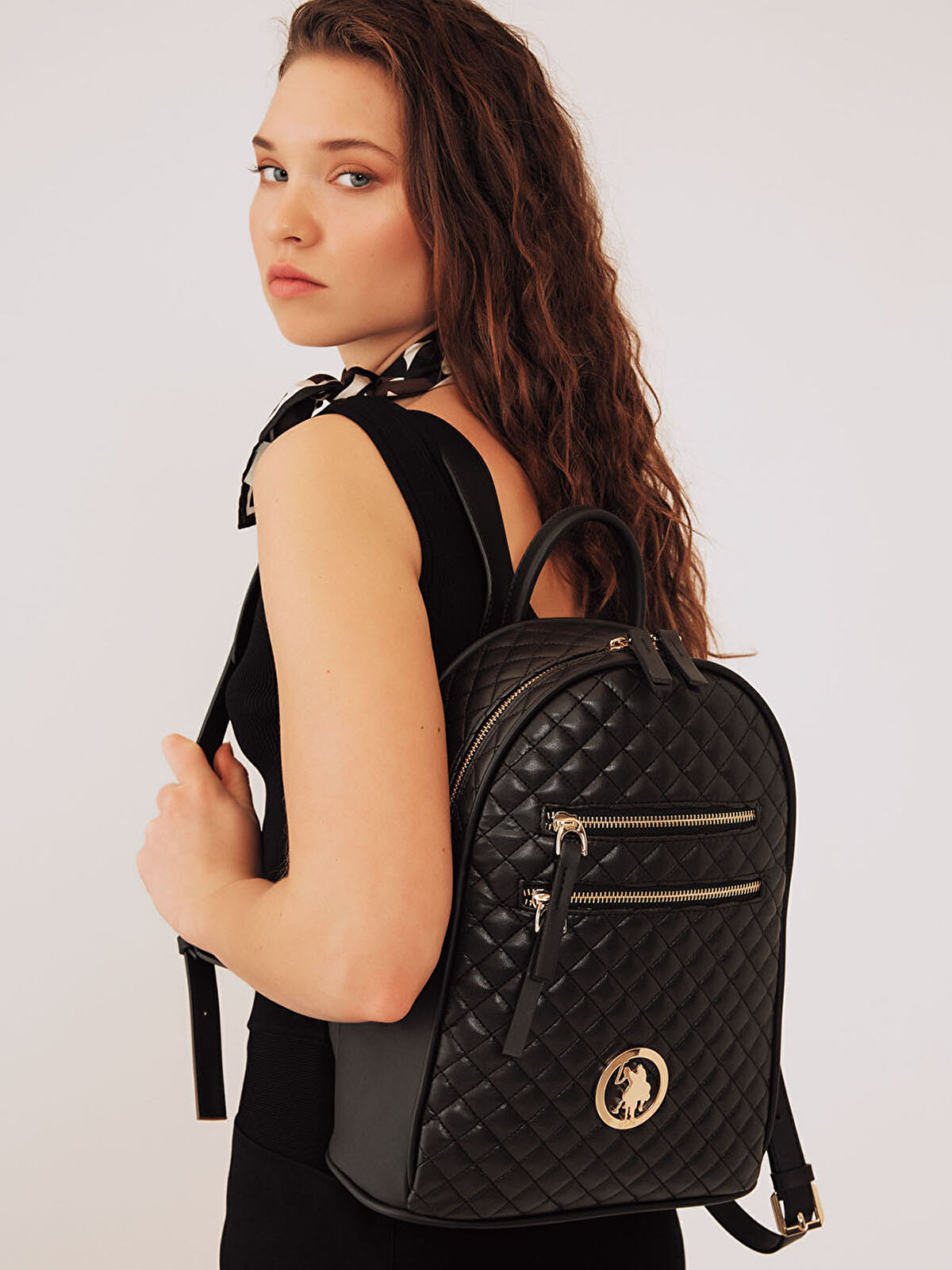 U.S. Polo Assn. Düz Kadın Sırt Çantası