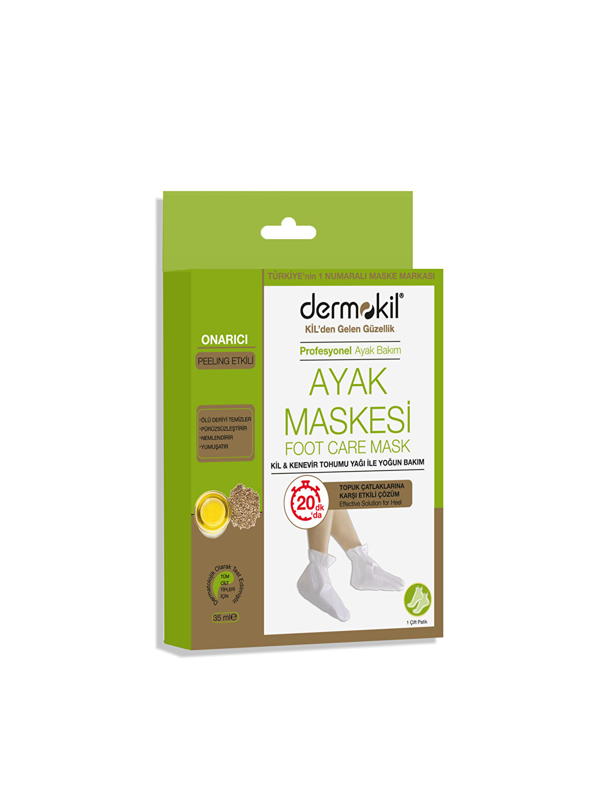 Dermokil Peeling Etkili Ayak Maskesi 35 Ml Dermokil Peeling Etkili Ayak Maskesi 35 Ml