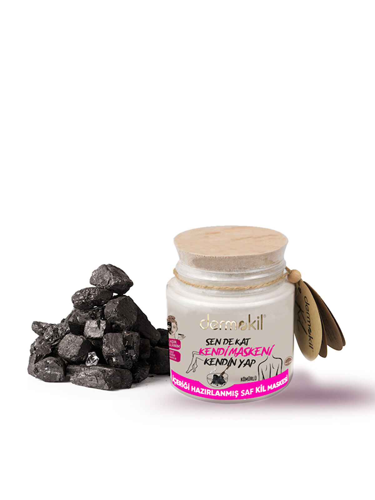 Dermokil İçeriği Hazırlanmış Saf Kil Maskesi