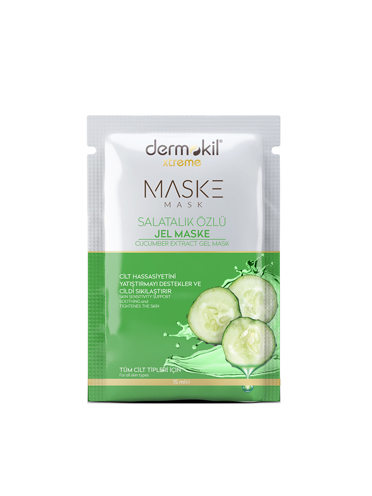 Dermokil Salatalık Özlü Jel Maske 15 Ml Dermokil Salatalık Özlü Jel Maske 15 Ml