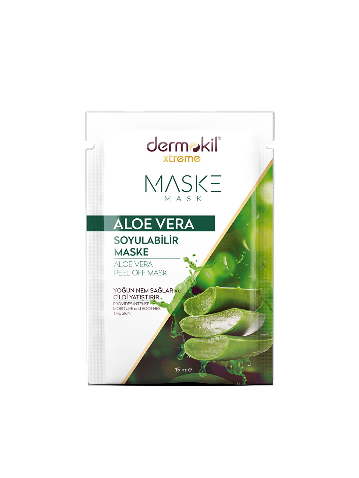 Dermokil Aloe Vera Soyulabilir Maske 15 Ml