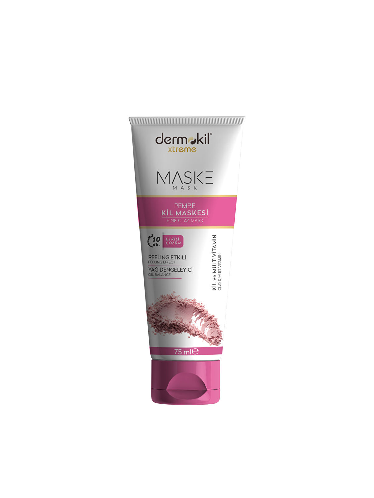 Dermokil Pembe Kil Maskesi 75 Ml Dermokil Pembe Kil Maskesi 75 Ml