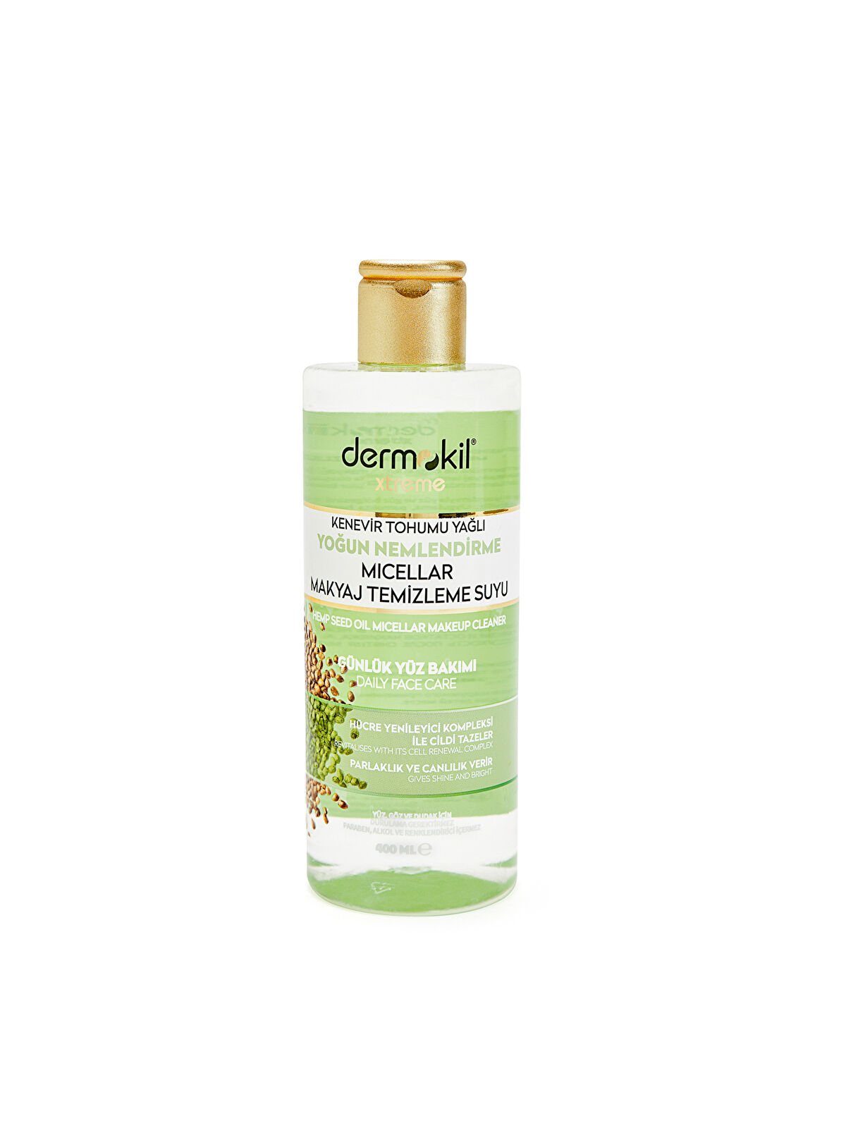 Dermokil Kenevir Tohumu Yağlı Makyaj Temizleme Suyu 400 Ml Dermokil Kenevir Tohumu Yağlı Makyaj Temizleme Suyu 400 Ml