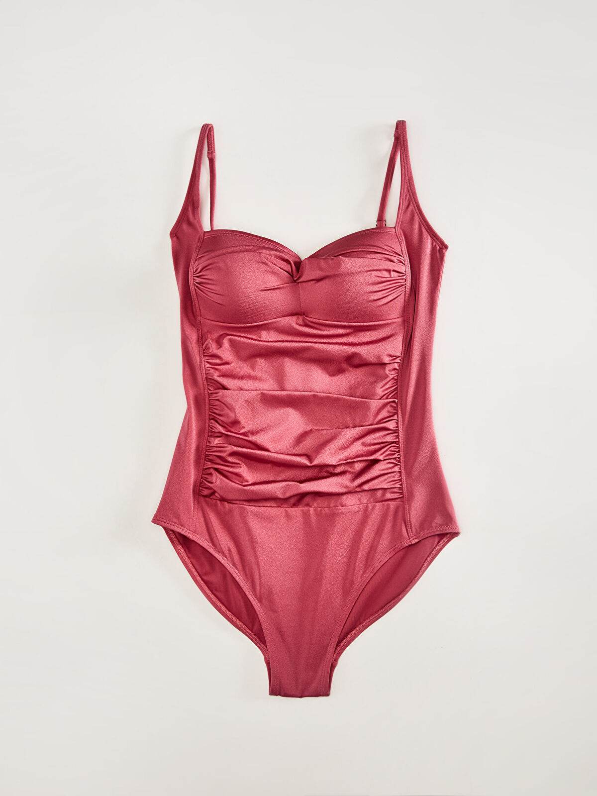 Straplez Askılı Kadın Toparlayıcı Mayo