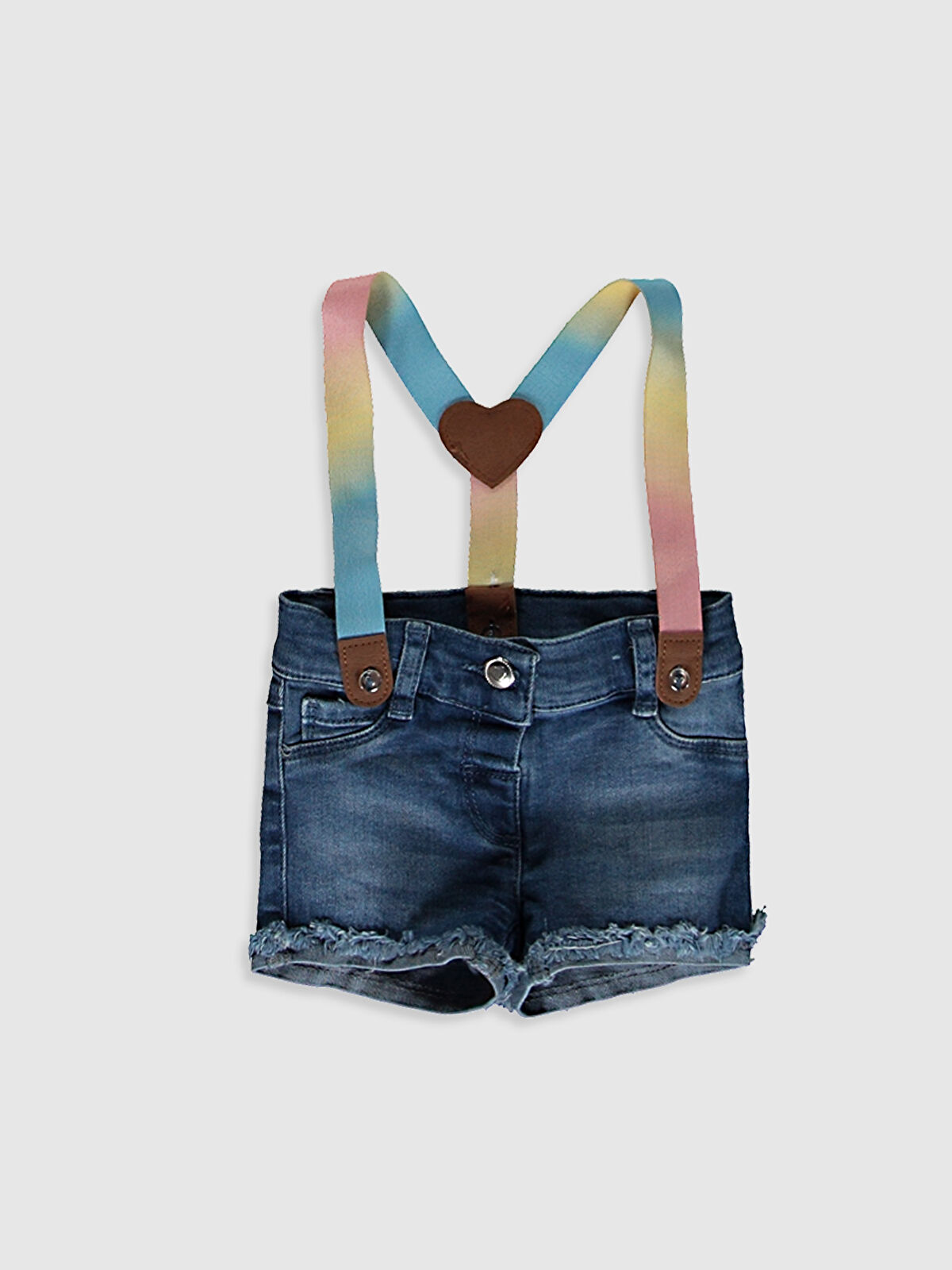 Kız Bebek Jean Şort Ve Pantolon Askısı