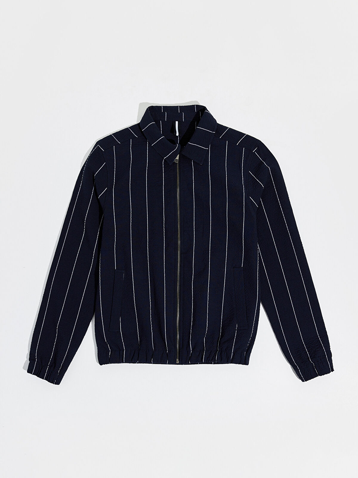 LCW VISION Slim Fit Çizgili İnce Mont