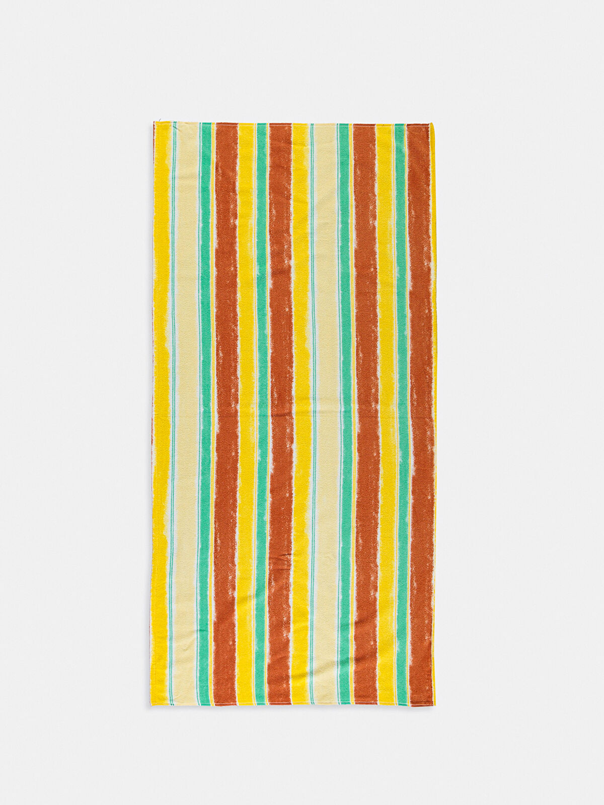 Çizgi Desenli Kadın Plaj Havlusu