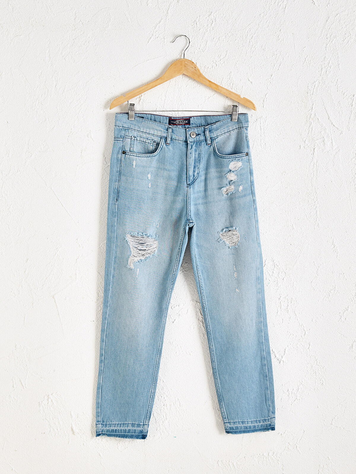 740 Crop Fit Erkek Jean Pantolon