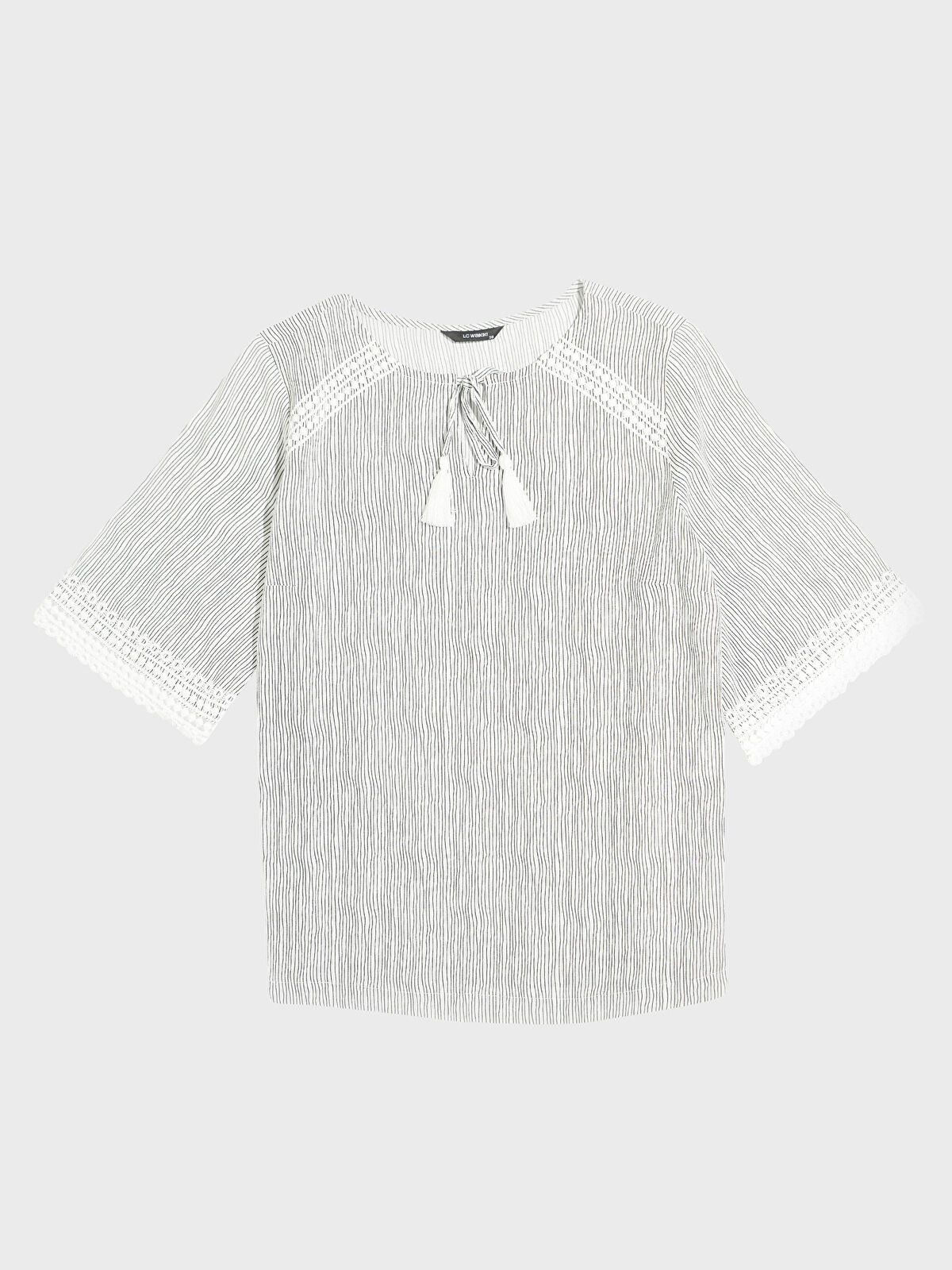 LCW GRACE Standart Fit Kısa Kollu Kadın Bluz